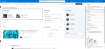 Calendars and Events Tracking in SharePoint Online